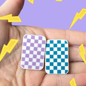 Checkered Two Tone Mint and Mauve Xray Markers- 16 Different Colors ...