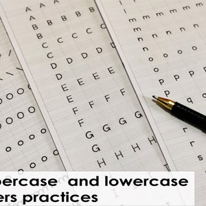 Printable Print Handwriting Worksheets(a4-12pages)| Uppercase ...