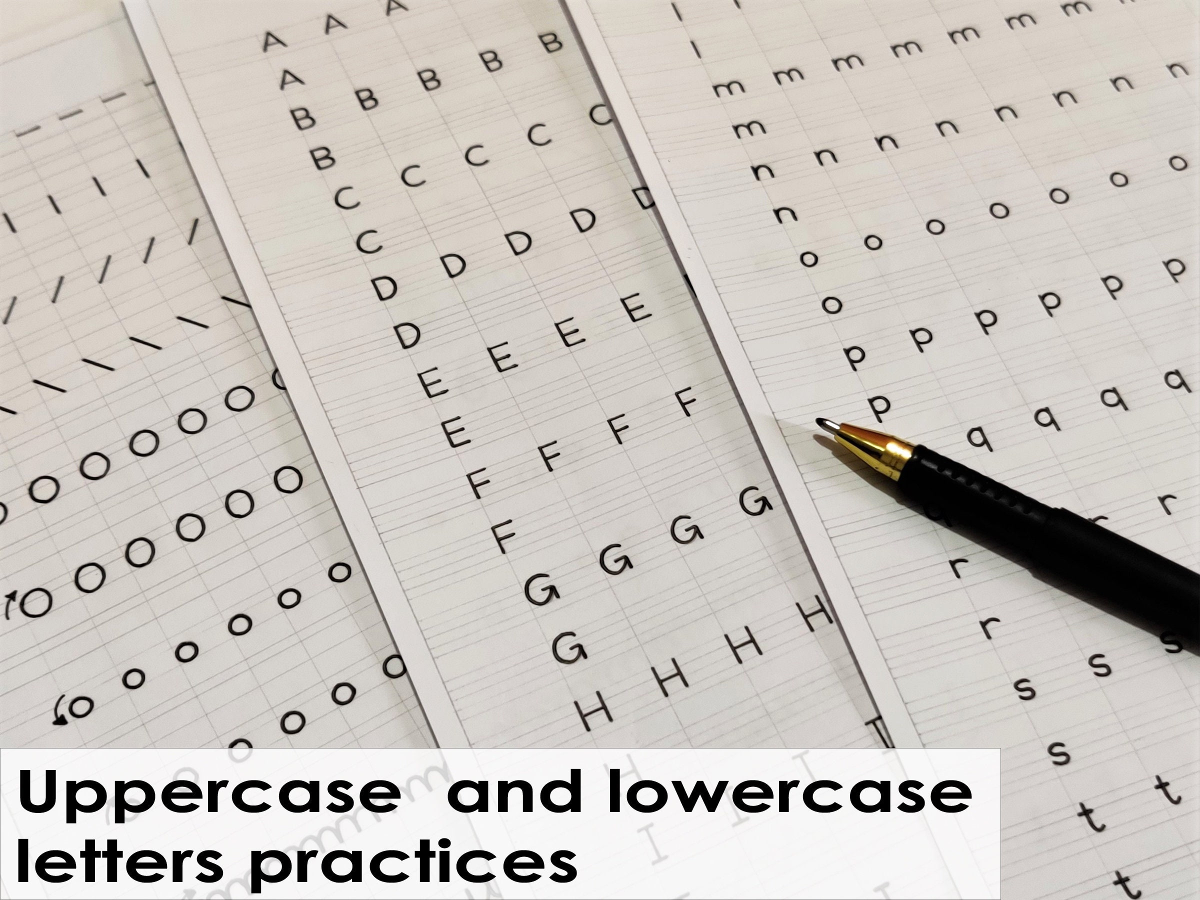 Printable Print Handwriting Worksheets(a4-12pages)| Uppercase ...