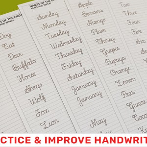 Printable Straight Cursive Handwriting Worksheet Handwriting Worksheets ...