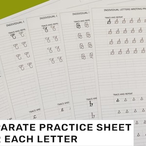 Printable Straight Cursive Handwriting Worksheet Handwriting Worksheets ...