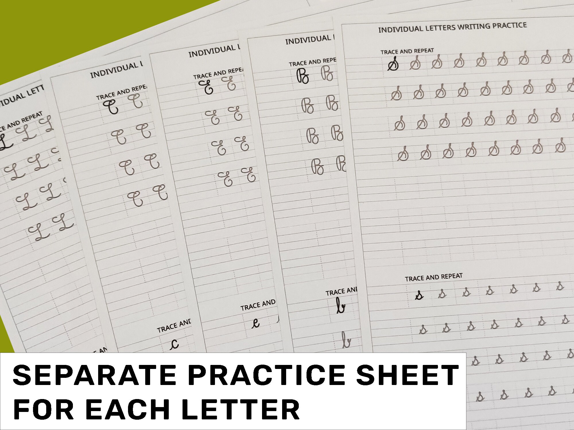 Printable Straight Cursive handwriting worksheet Handwriting - Etsy ...