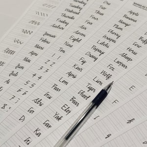 Printable Sharp Edge Cursive Handwriting Worksheets Handwriting ...