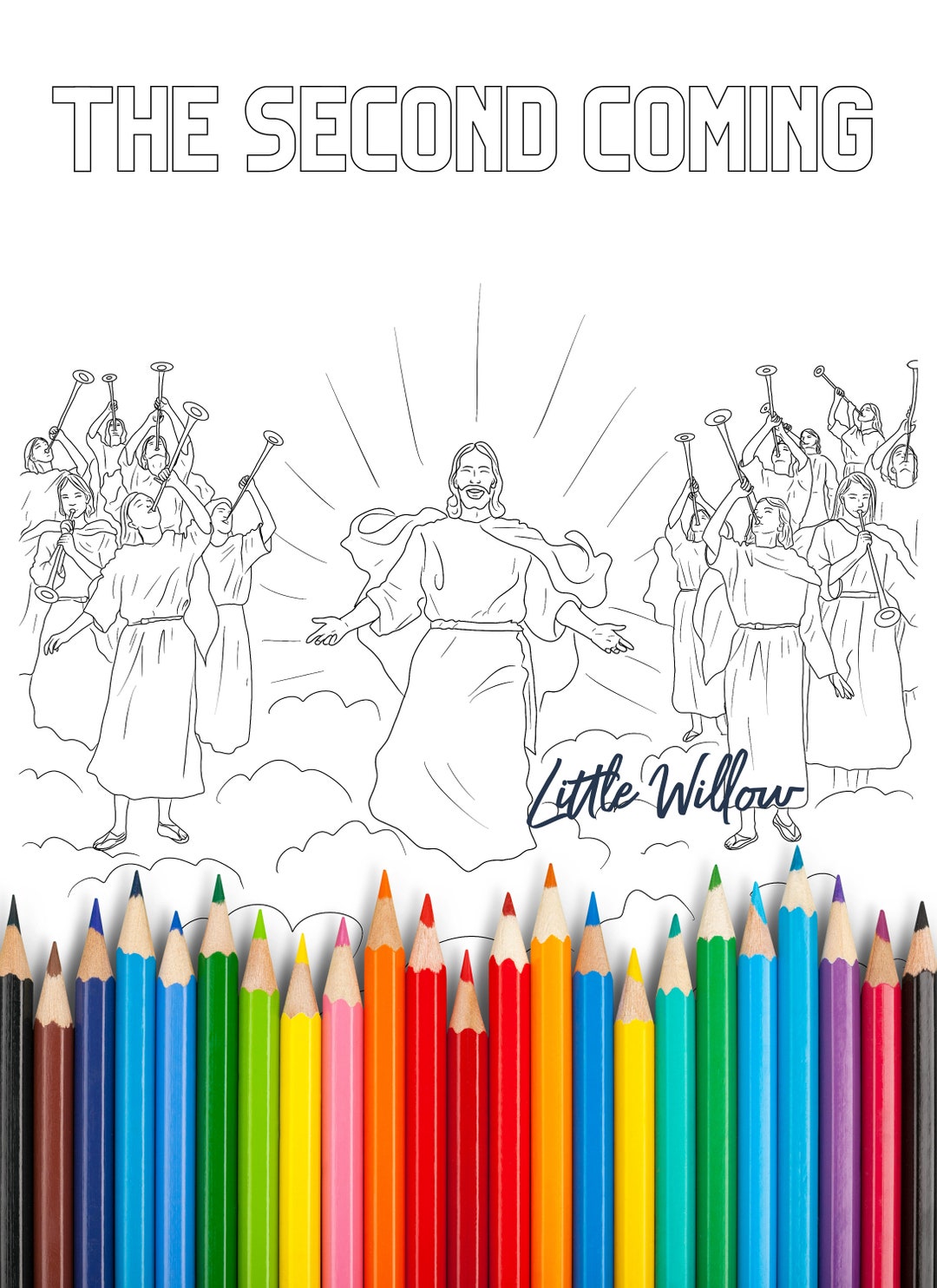 Christ Collection COLORING BUNDLE Christian Coloring Pages for Kids ...