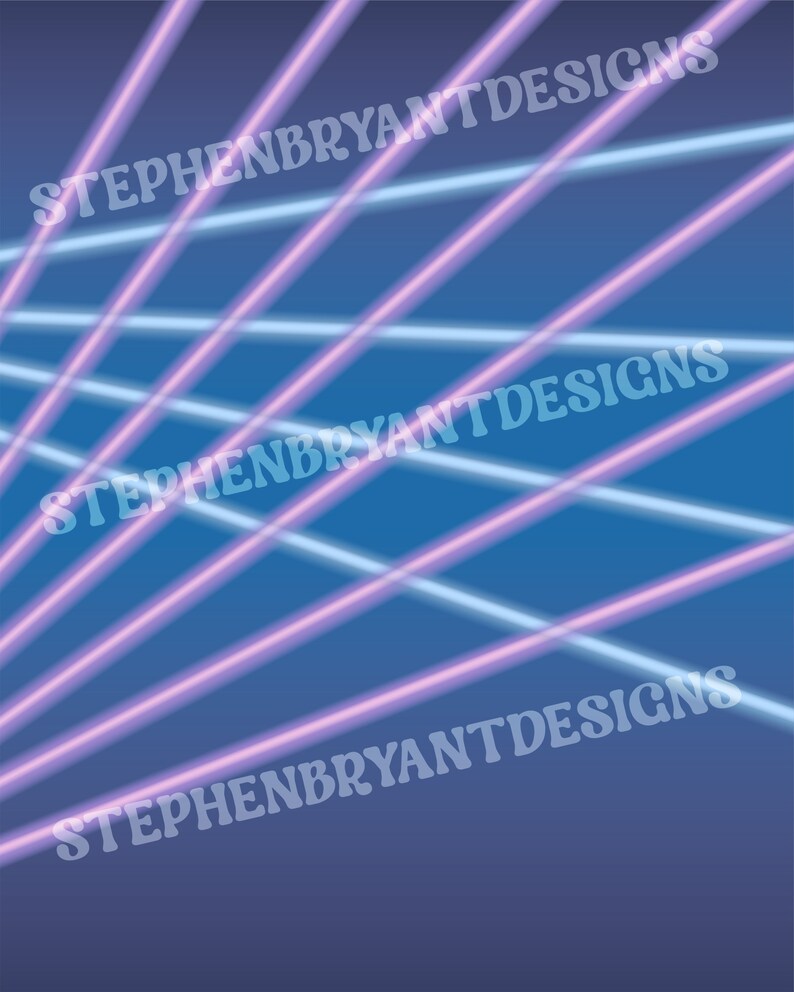 80s Retro Backdrop Laser Beam Printable Photo Booth Decor Party ...