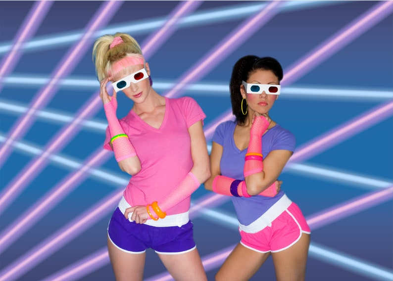 80s Retro Backdrop Laser Beam Printable Photo Booth Decor Party ...