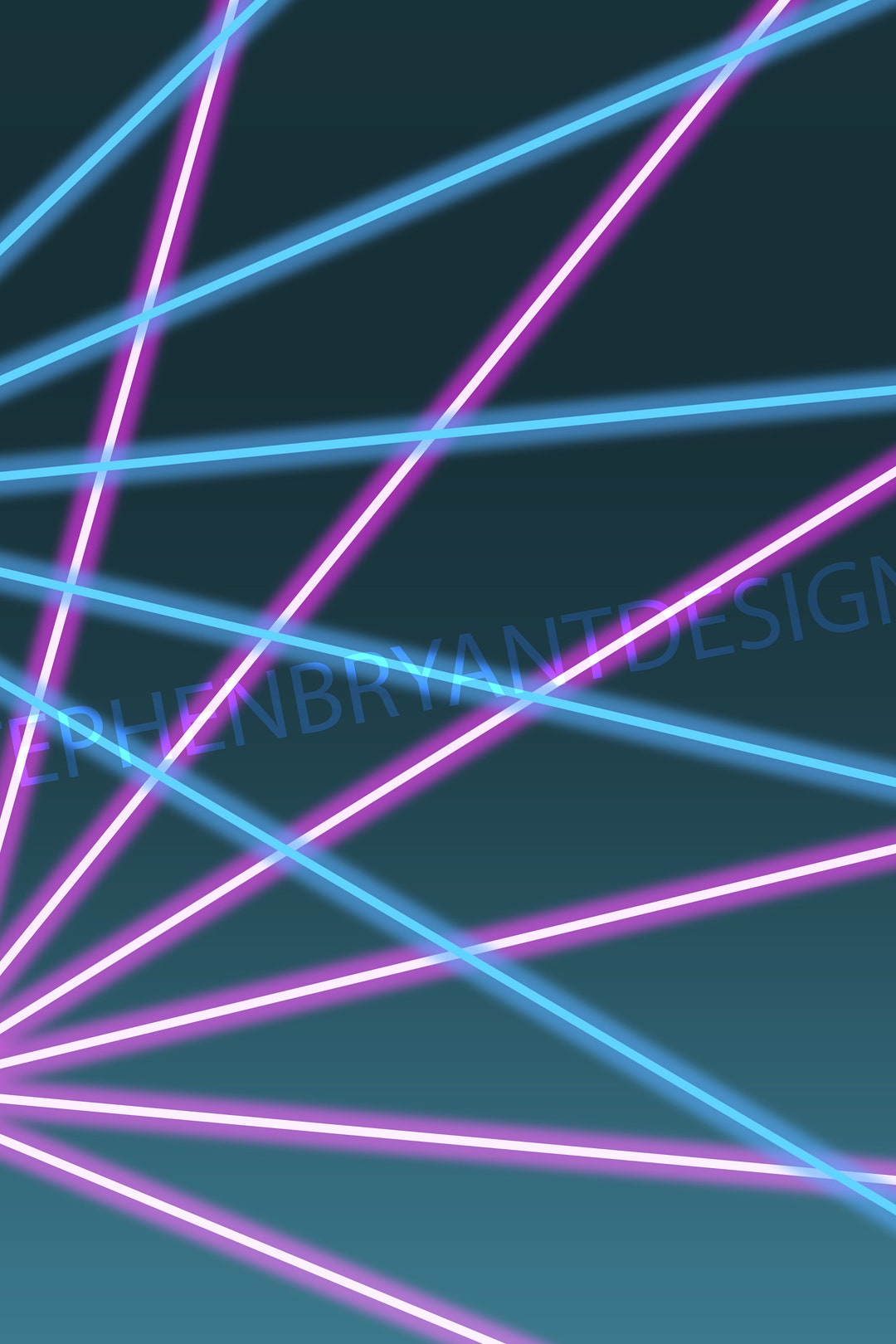 Large Retro Laser Beams Digital Backdrop - 300dpi 20" X 30" Instant ...