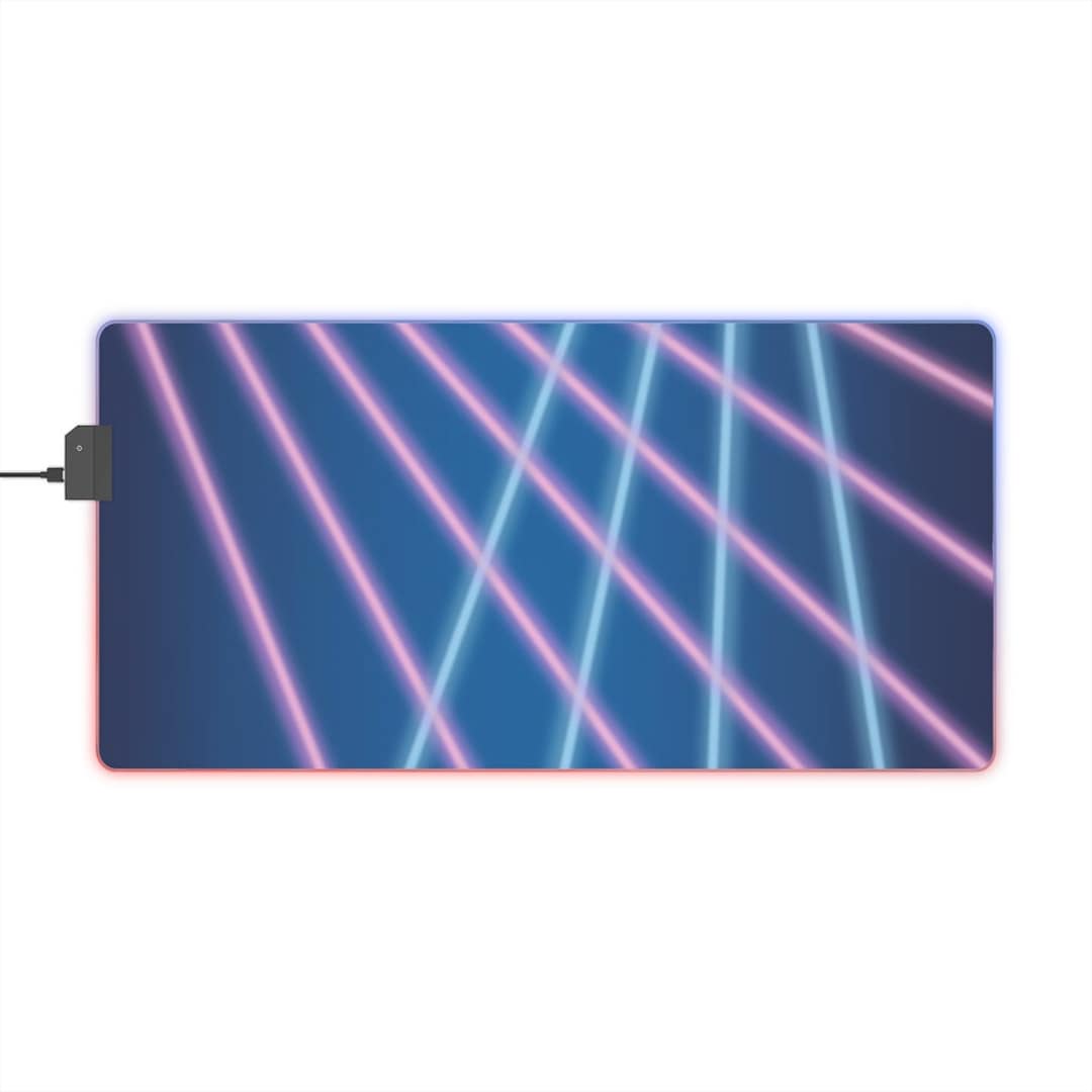 80s Retro Laser Beams LED Gaming Mouse Pad - School Portrait Lasers - Etsy