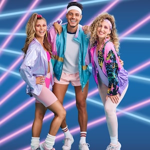 80s Retro Portrait Laser Beams Digital Photo Booth, 960px X 1280px ...