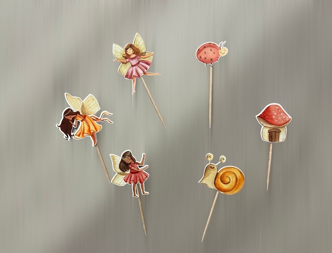 Custom Fairy Cake Topper / Woodland Fairy Cake Topper / Custom Fairy ...