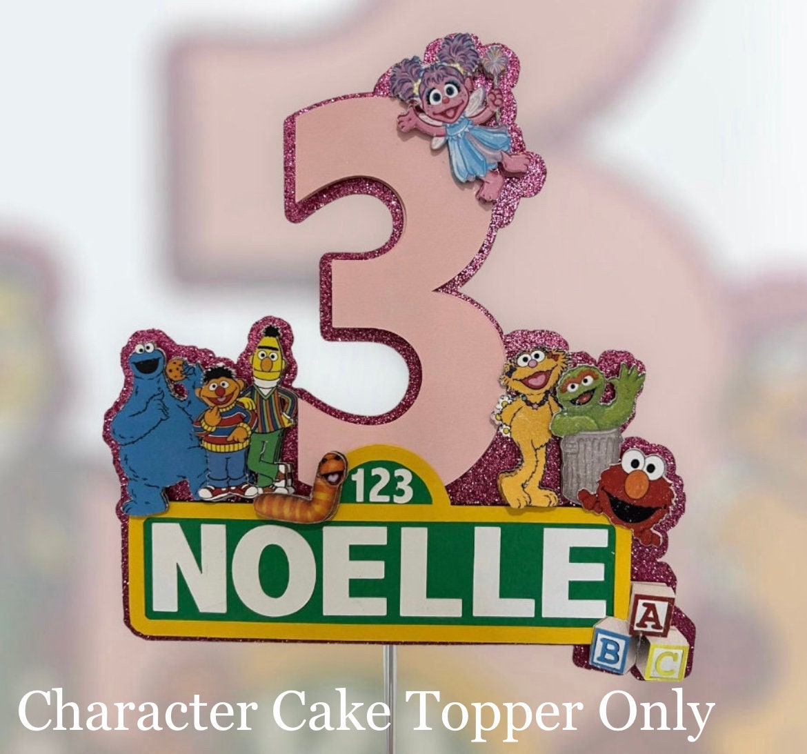Character Cake Topper / Street Cake Topper / 123 Cake Topper / - Etsy ...