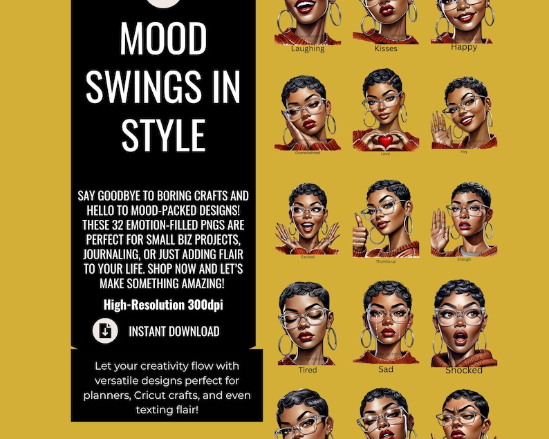 Digital Mood Swing PNG Clipart – Transparent Pngs for Crafting and ...