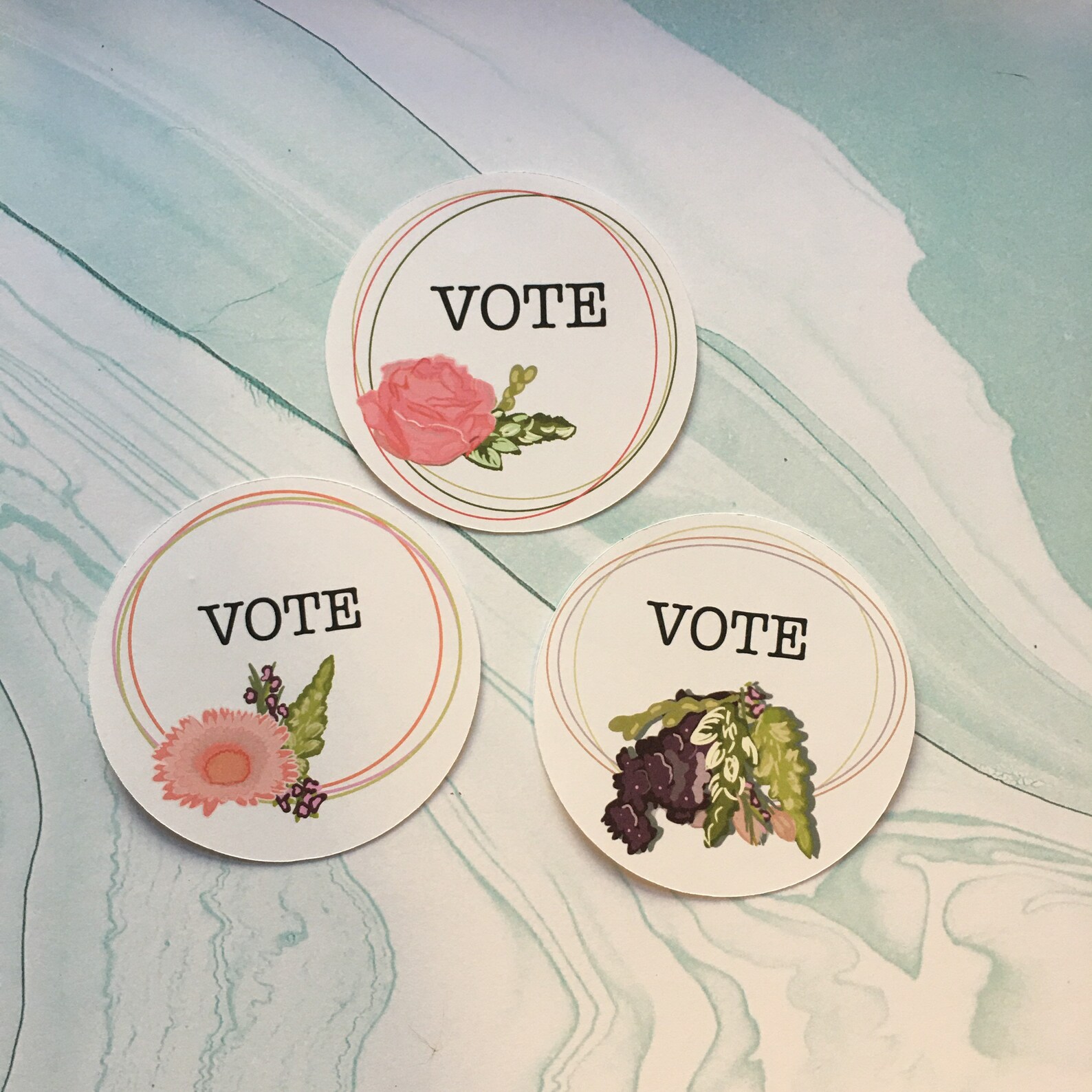 VOTE Sticker PACK Election Day Decal Political Magnets | Etsy