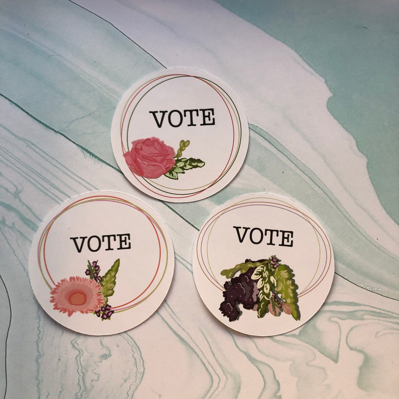 VOTE Sticker PACK Election Day Decal Political Magnets | Etsy