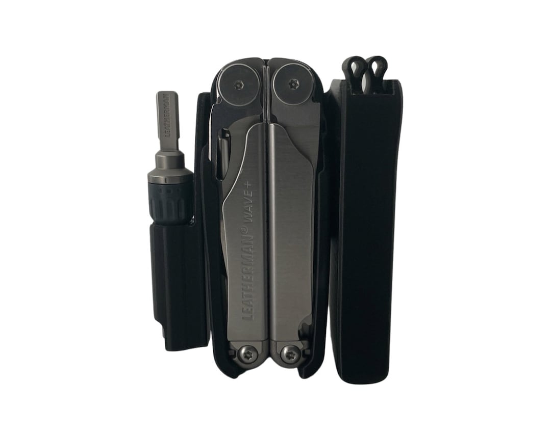 Sheath for Leatherman Wave + Plus and Bit Kit Ratchet Driver Extender ...
