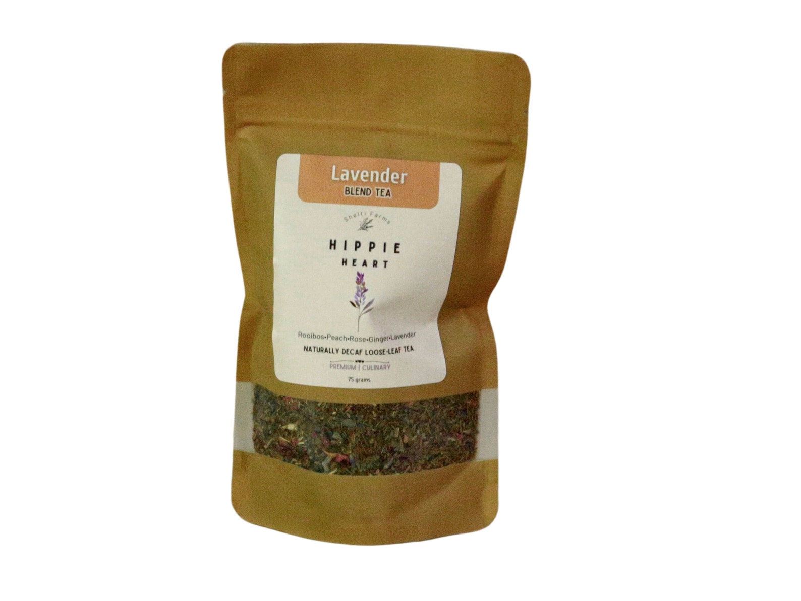 Hippie Heart - Premium Loose Leaf - Lavender Blend Tea - Decaf • Green ...