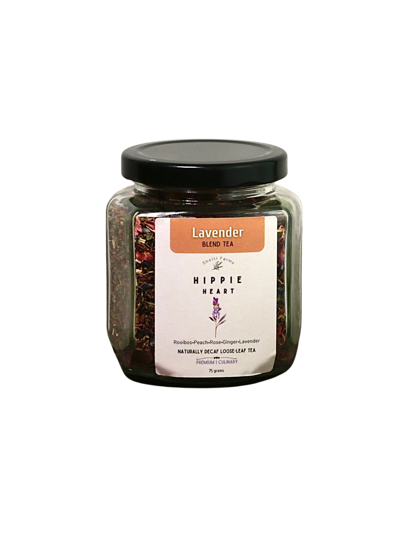 Hippie Heart - Premium Loose Leaf - Lavender Blend Tea - Decaf • Green ...