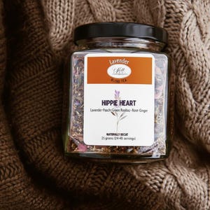 Hippie Heart - Premium Loose Leaf - Lavender Blend Tea - Decaf • Green ...