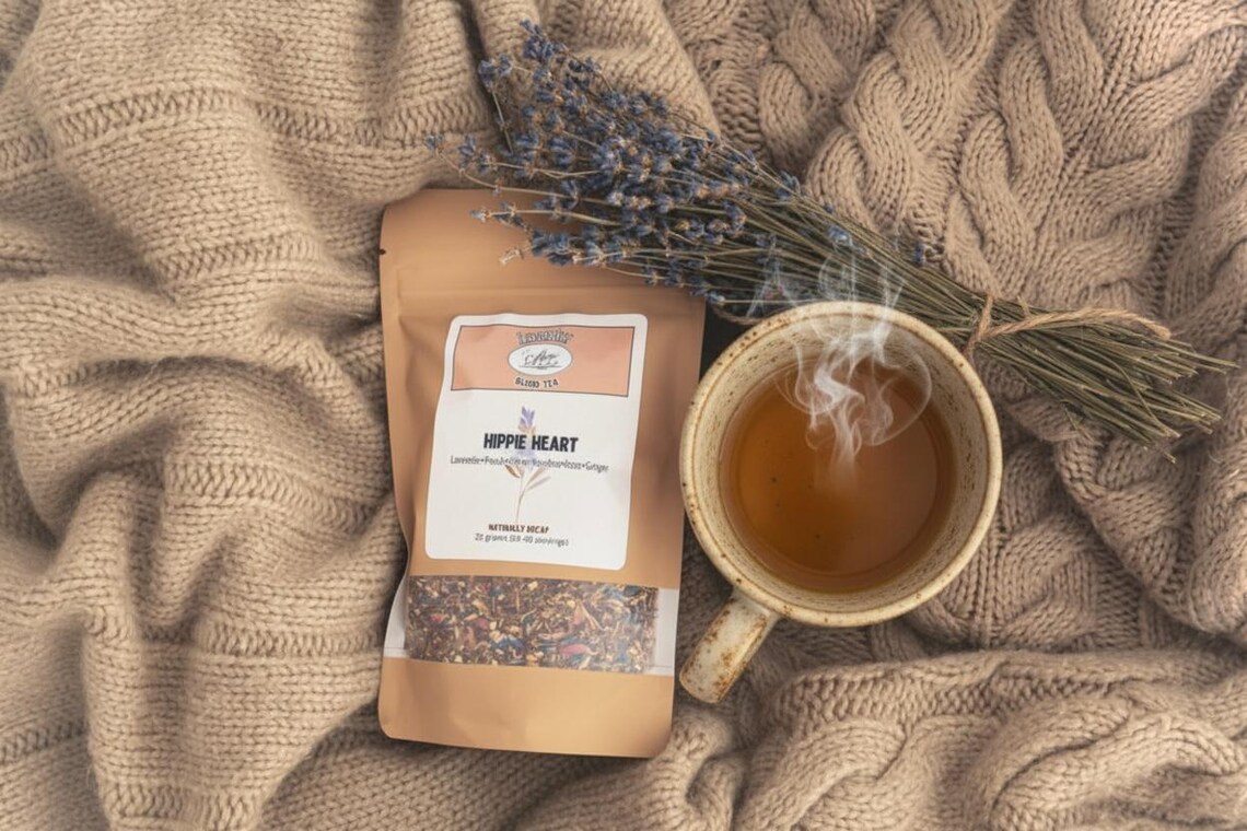 Hippie Heart - Premium Loose Leaf - Lavender Blend Tea - Decaf • Green ...