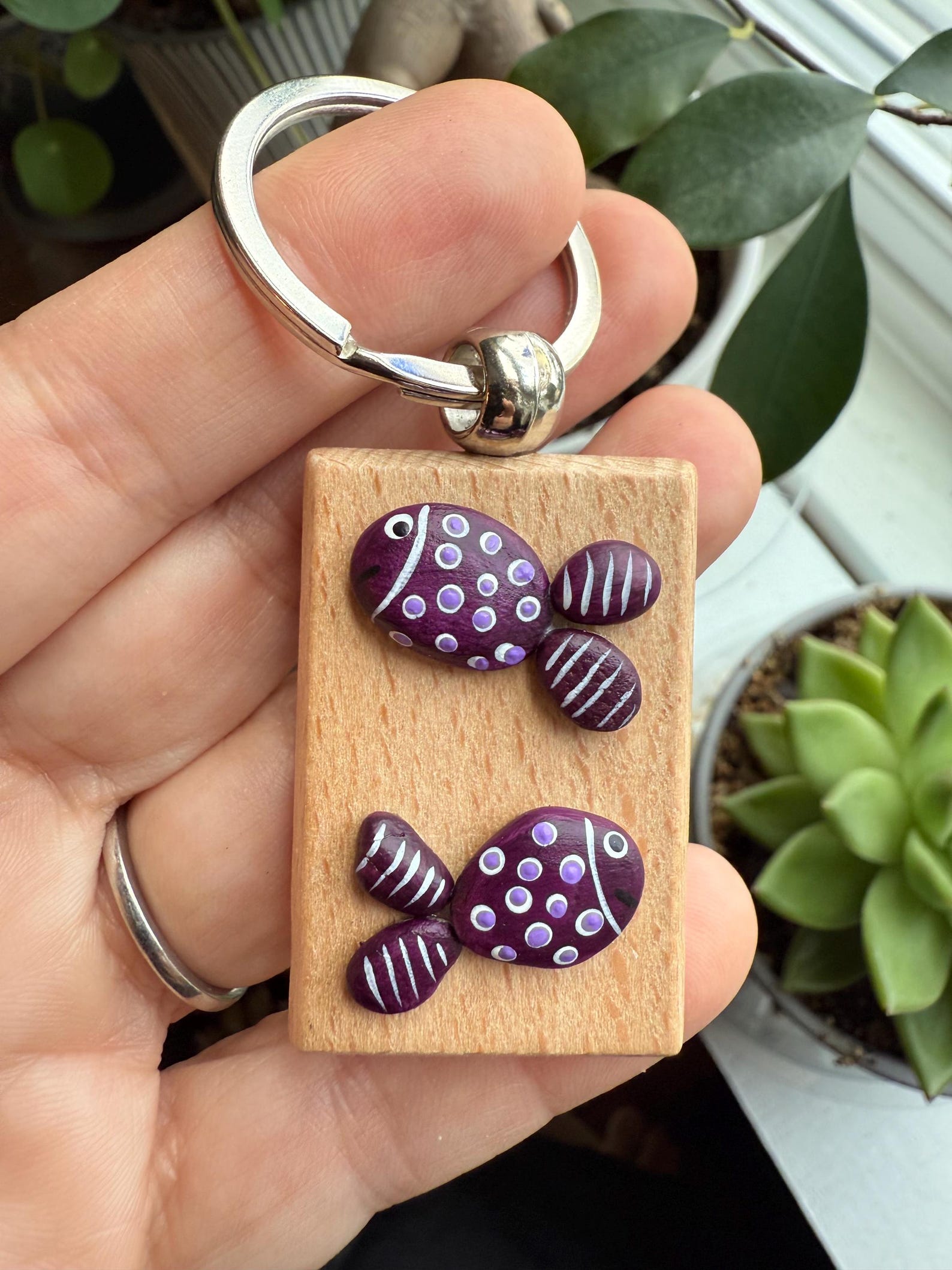 Rock Fish Keychains - Etsy