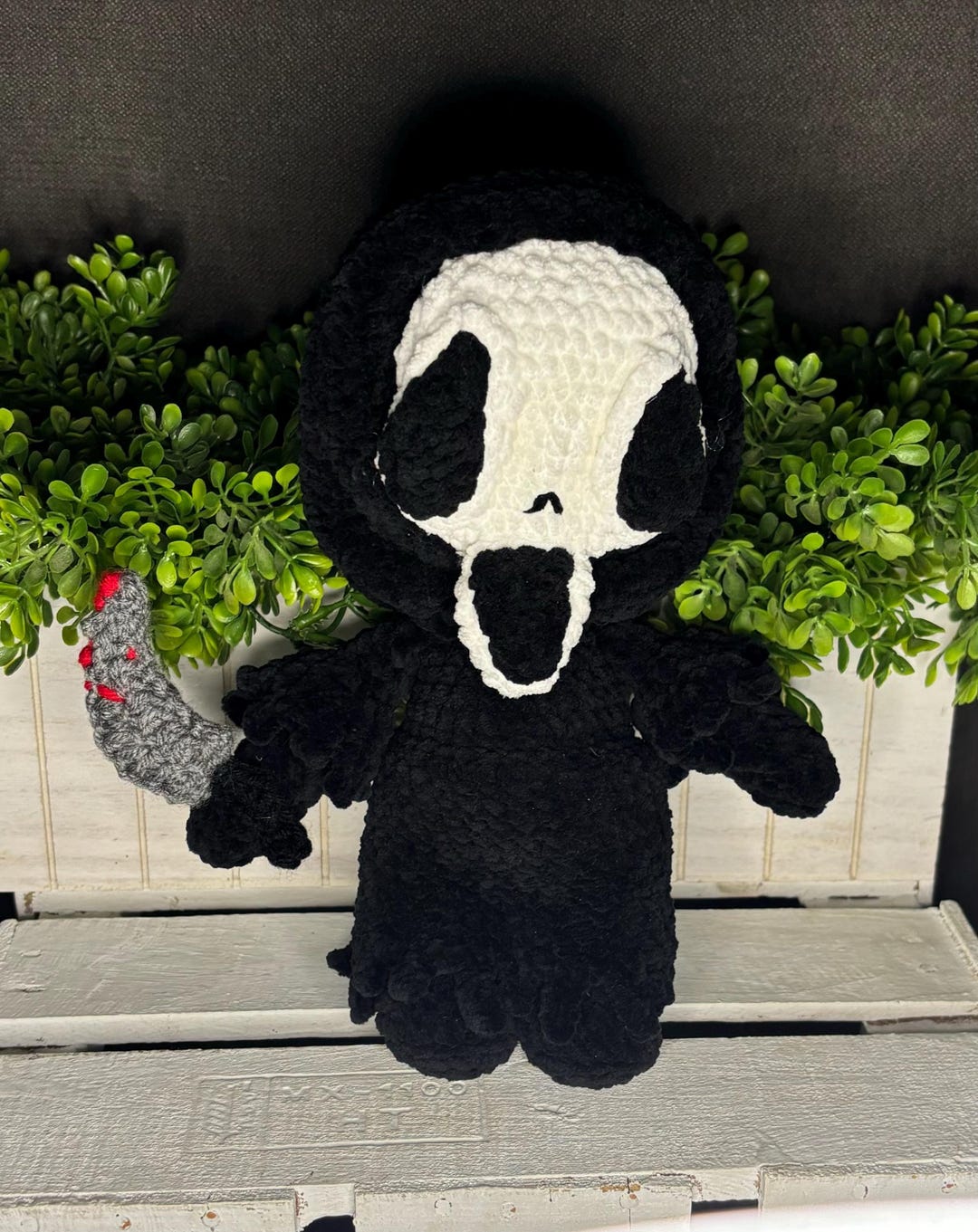 Scary Man Handmade Crochet Plushie - Etsy