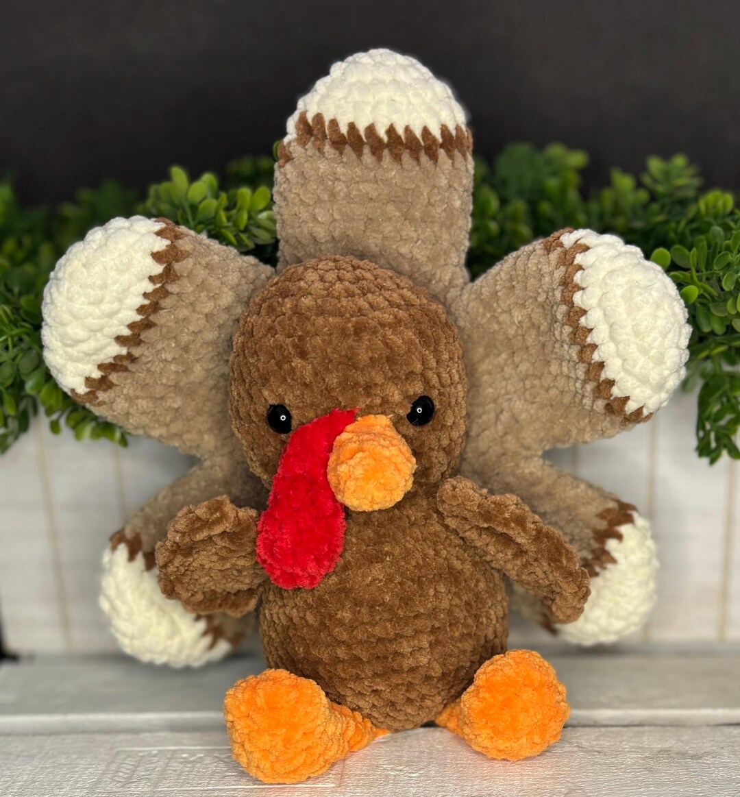 Handmade Crochet Turkey Inspired Plushie - Etsy