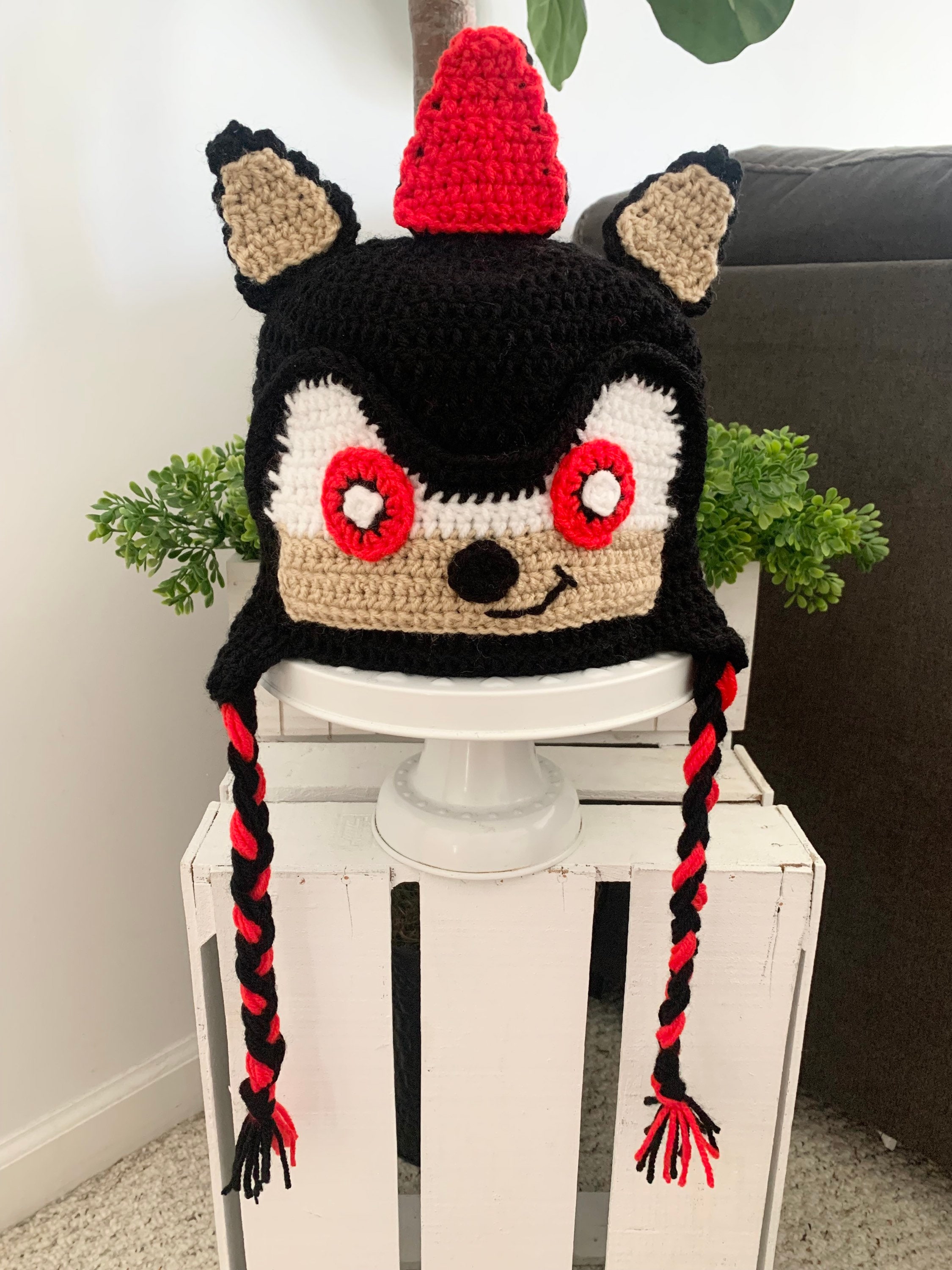 Shadow The Hedgehog Hat