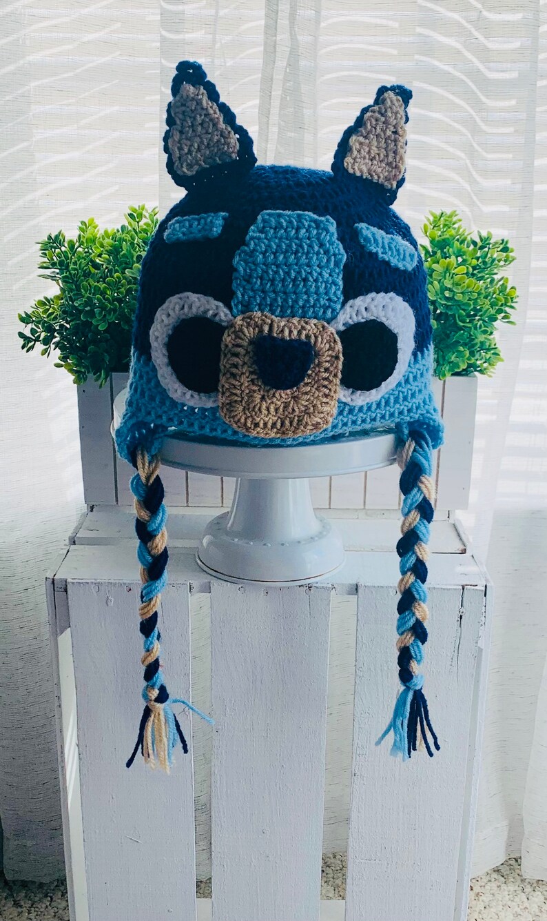 Bluey Crochet Hat - Etsy