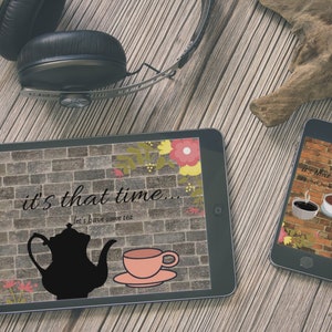 Farmhouse Tea Time Wall-art Printable - Etsy