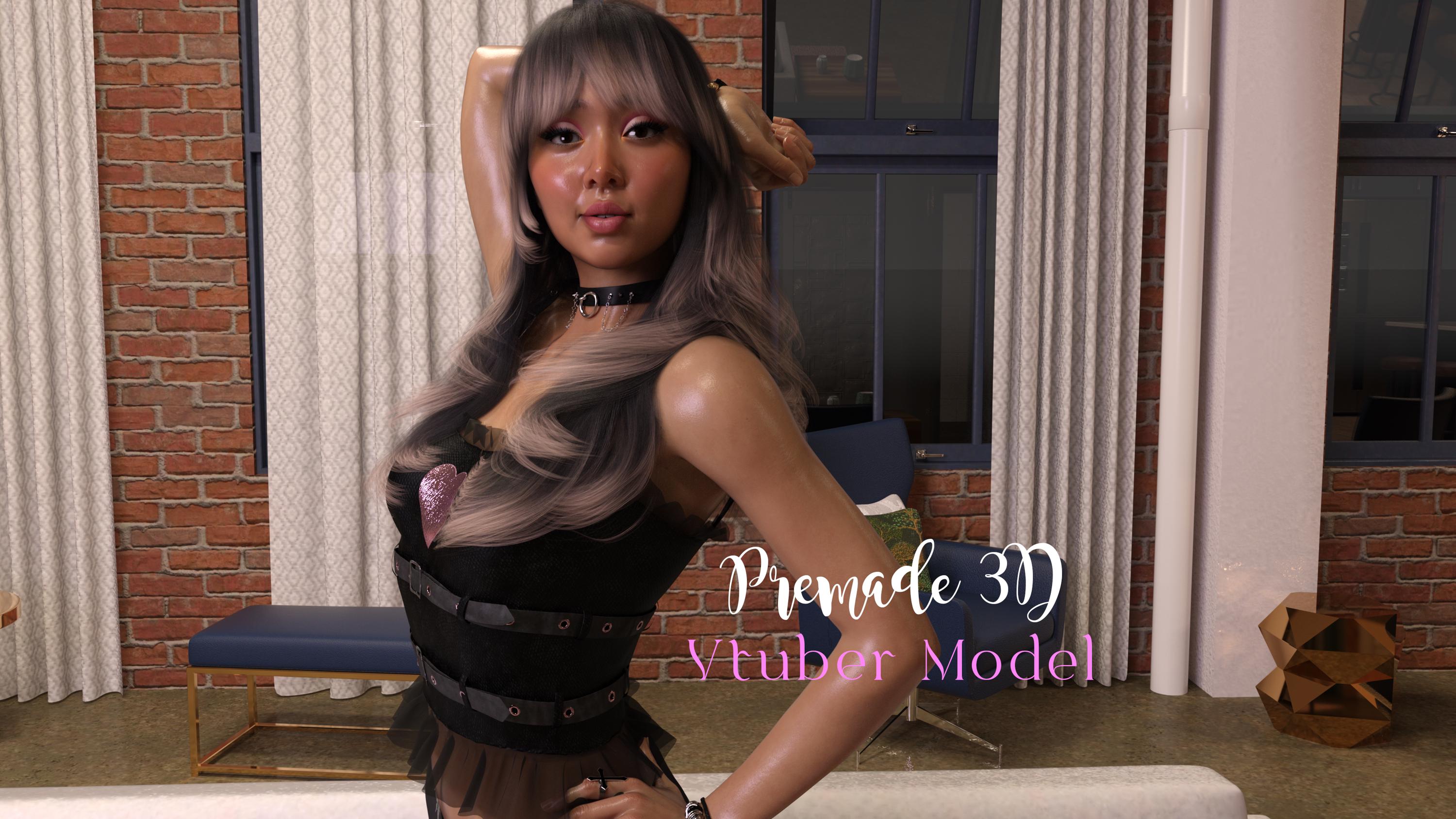 Premade 3D Vtuber Model (rigged + 52 Arkit) (high Poly) - Izzy - Etsy