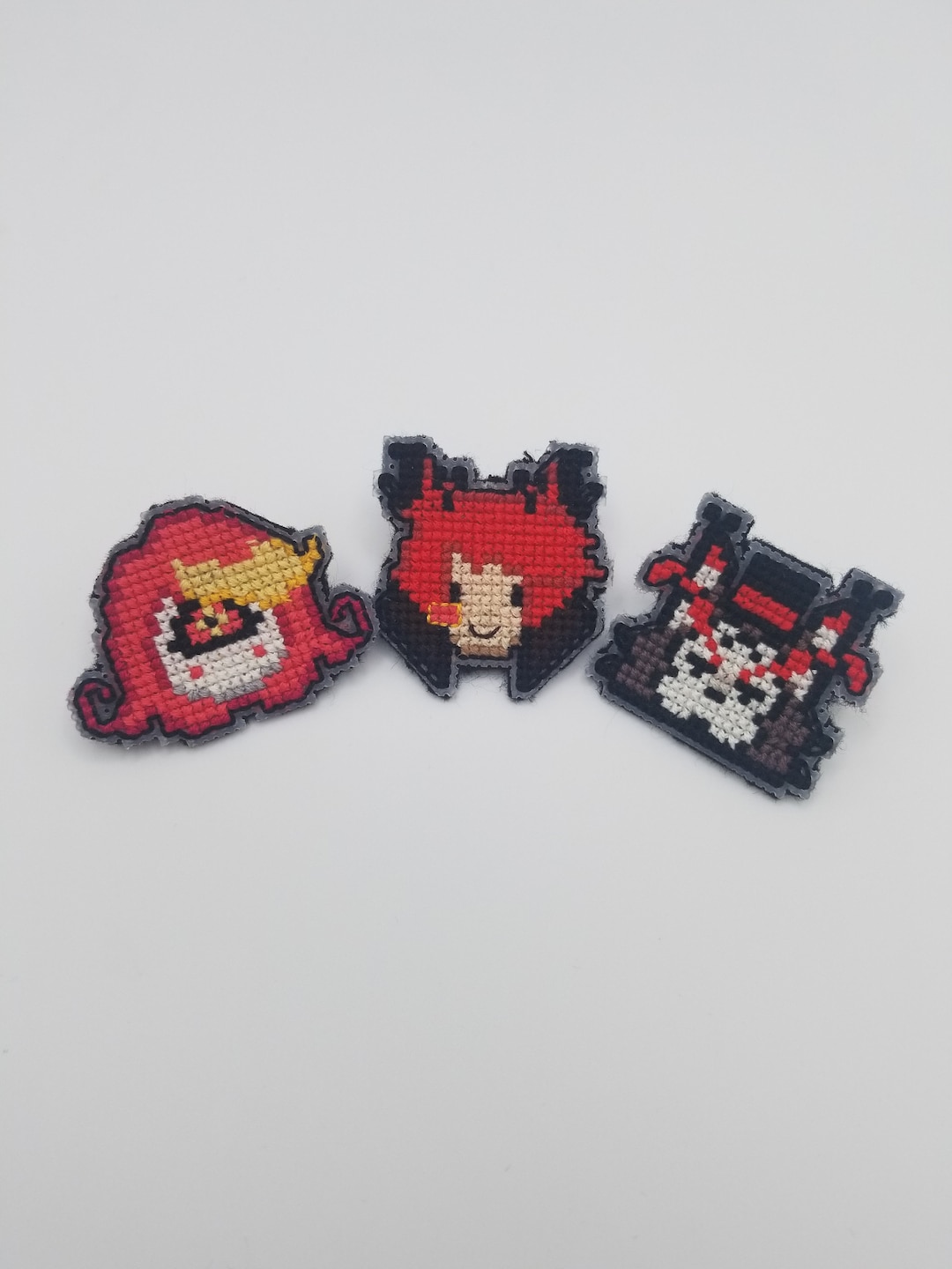 Hazbin Hotel Crossstich Pins (alastor Set) - Etsy