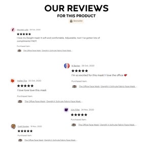 Dwight Schrute Face Mask | the Office TV Show Fan Gift - Etsy