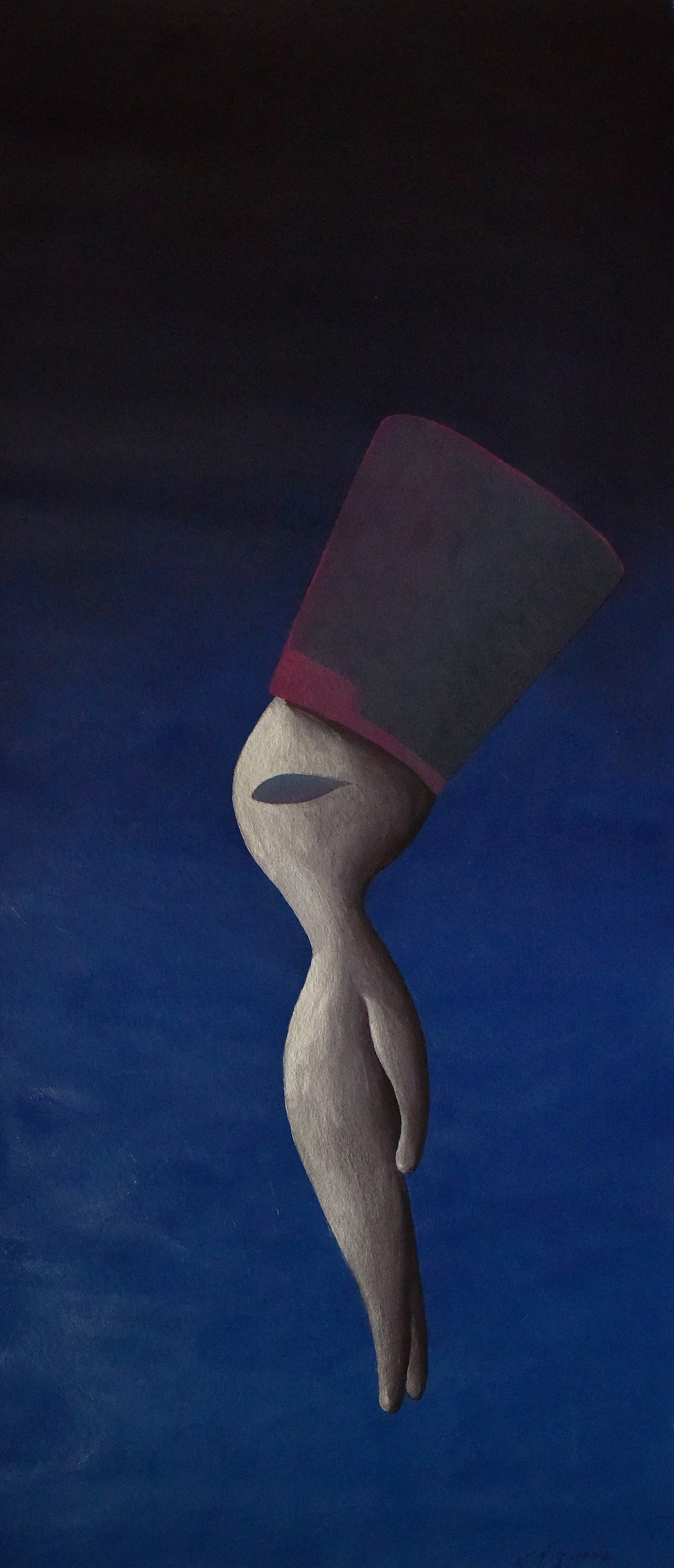 Alien Wearing Nefertiti Style Hat - Etsy