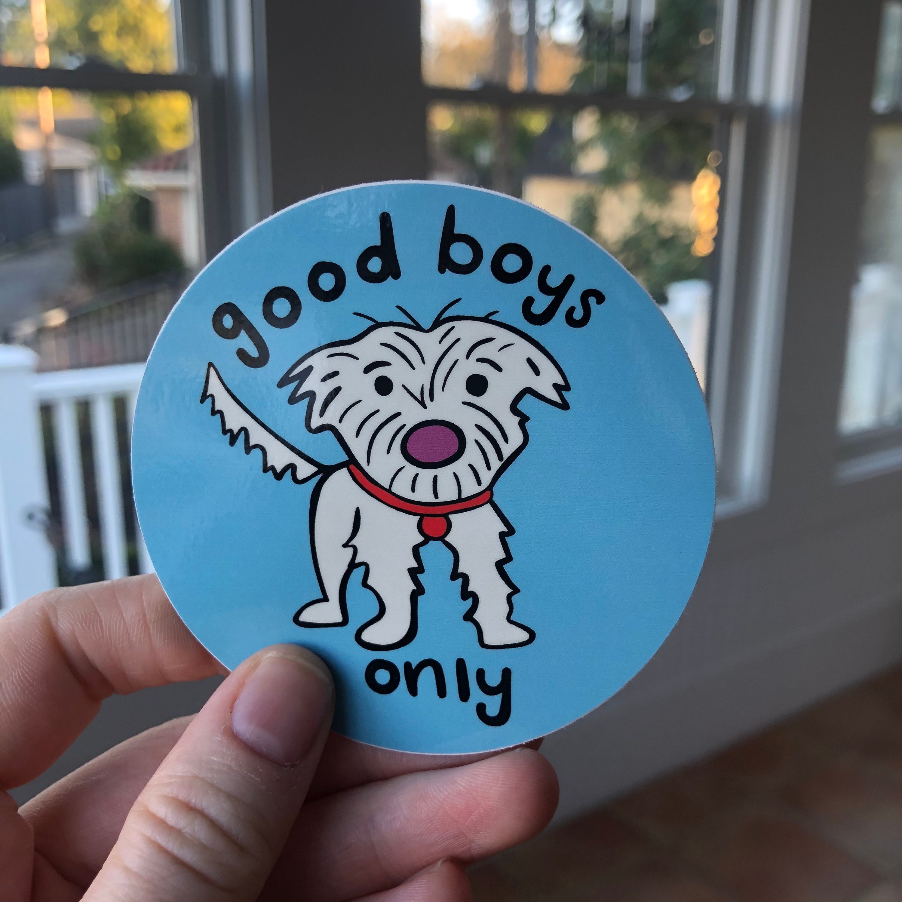 Good boy vinyl sticker | Etsy