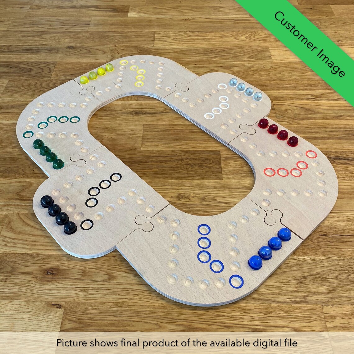 Ludo, Tock, Trouble, Sorry! Board Game (download) - Etsy