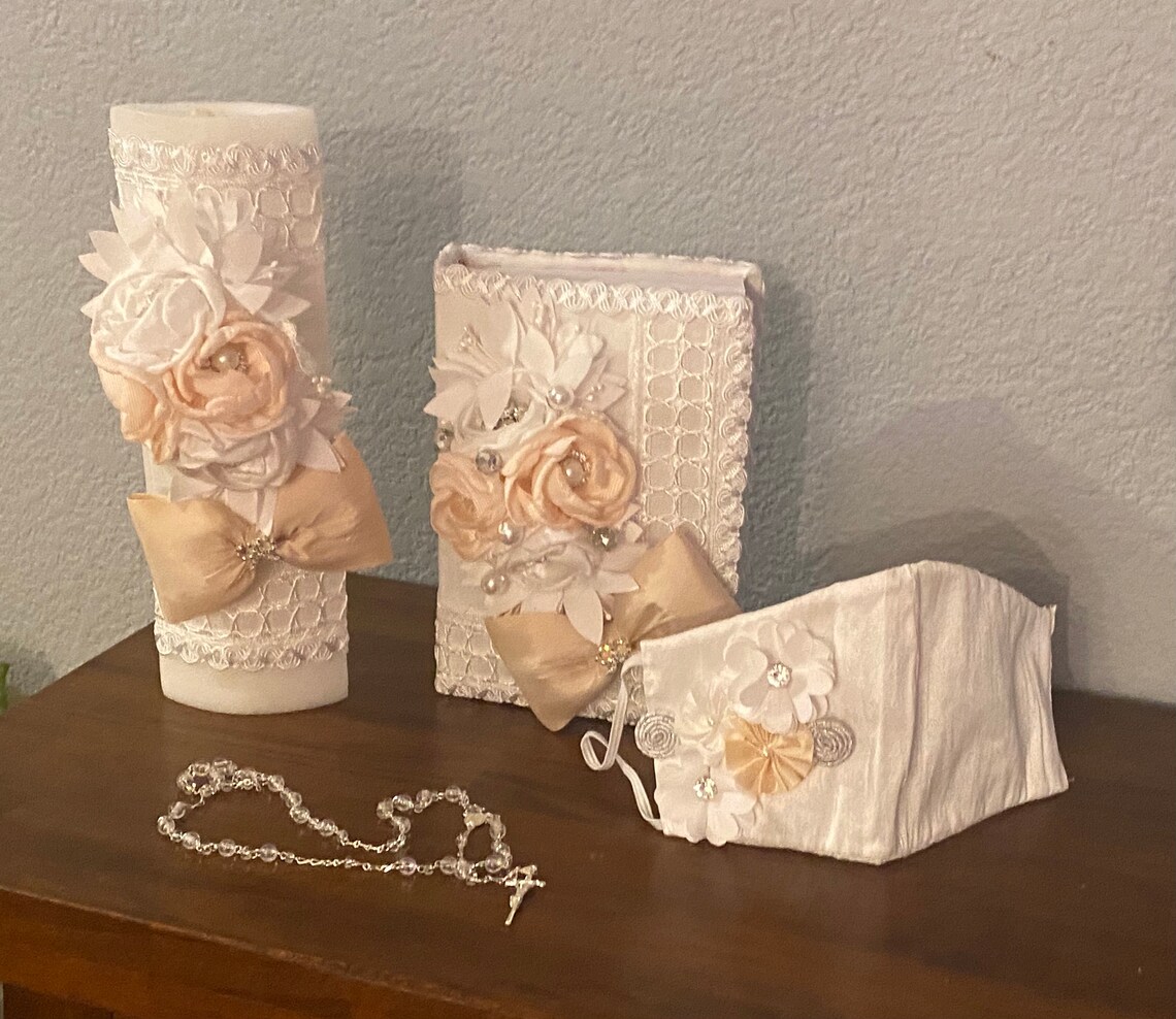 Candle Set First Communion/ Set Primera Communion - Etsy