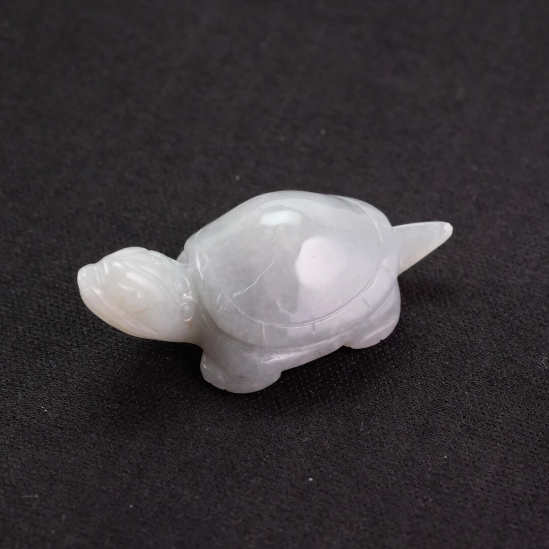 Turtle Top Glossy Lavender Purple Handmade Natural Untreated Jadeite ...