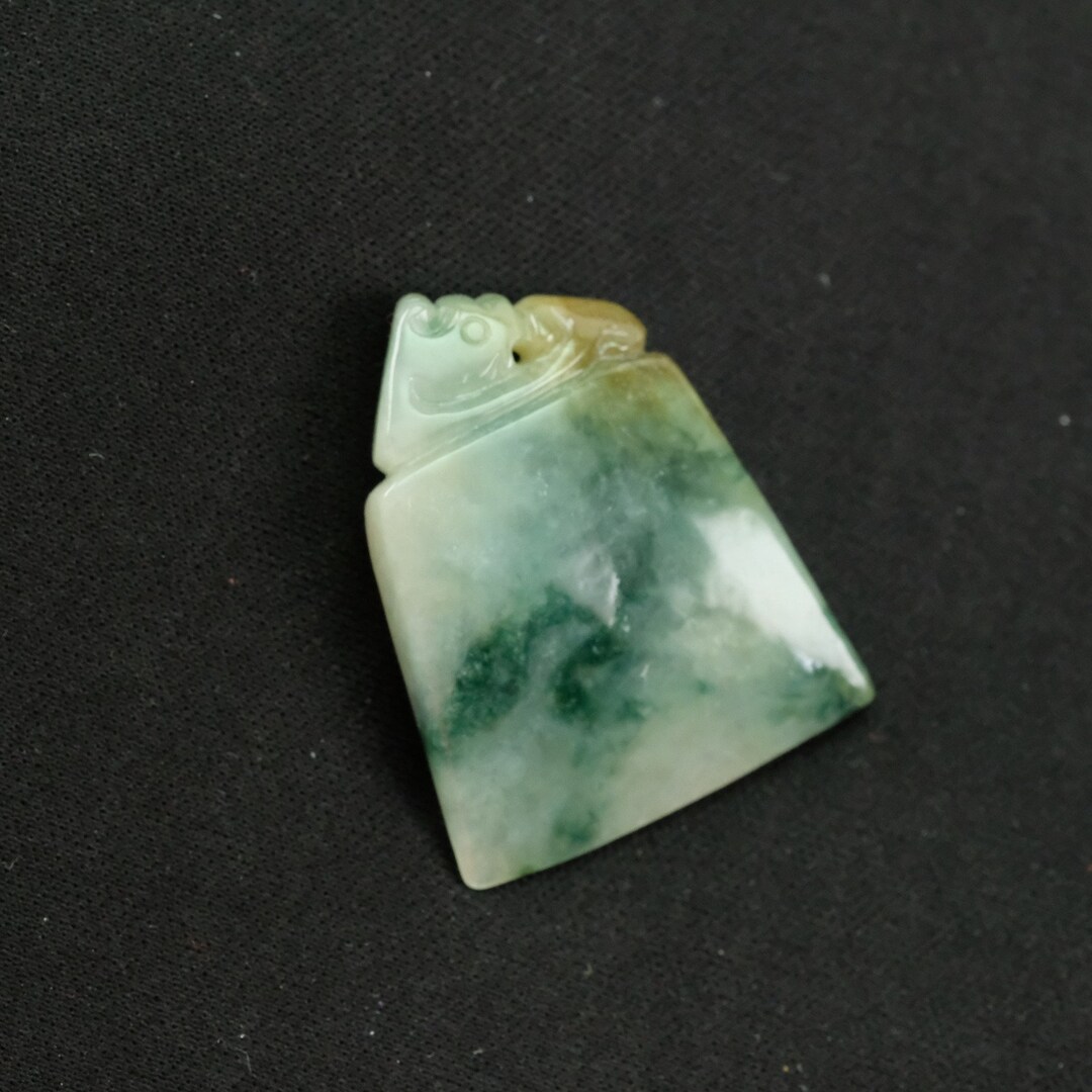 Axe Badge Natural Burma Jadeite Jade Pendant - Etsy