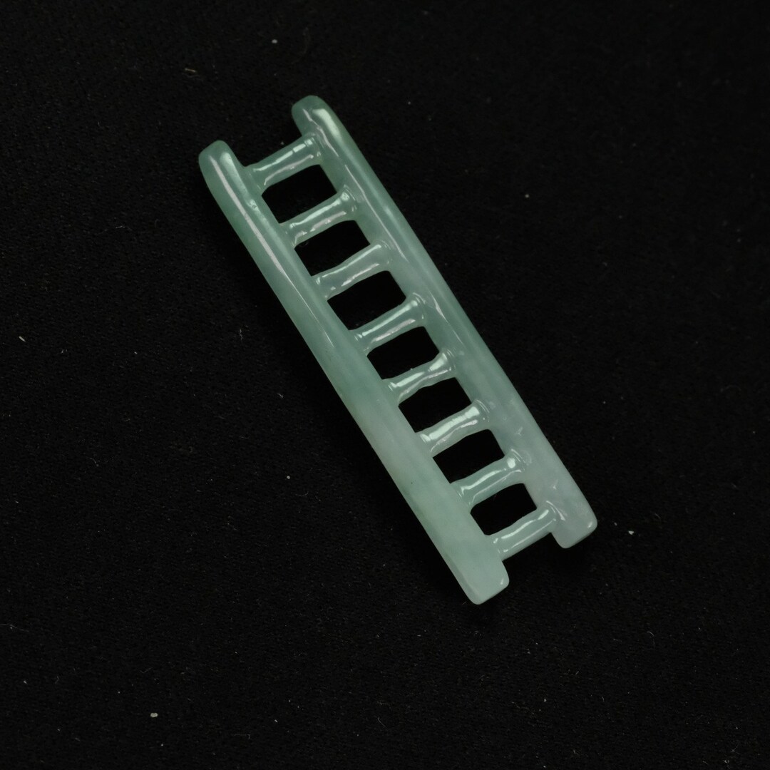 Ladder Icy Green Burma Natural Jadeite Jade Pendant - Etsy