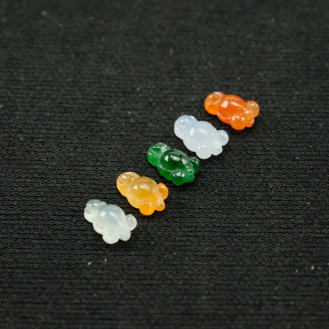 Set of 5 Miniature Goldfish Burma Natural Jadeite Jade Pendant - Etsy