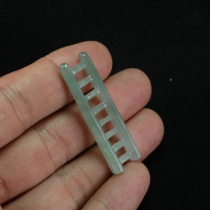 Ladder Icy Green Burma Natural Jadeite Jade Pendant - Etsy