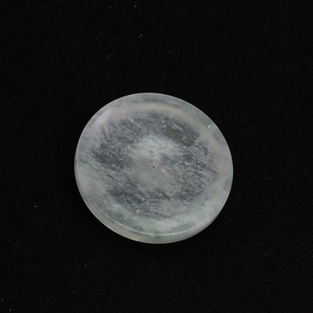 Top Icy Snowflake Donut Natural Genuine Jadeite Jade Pendant - Etsy