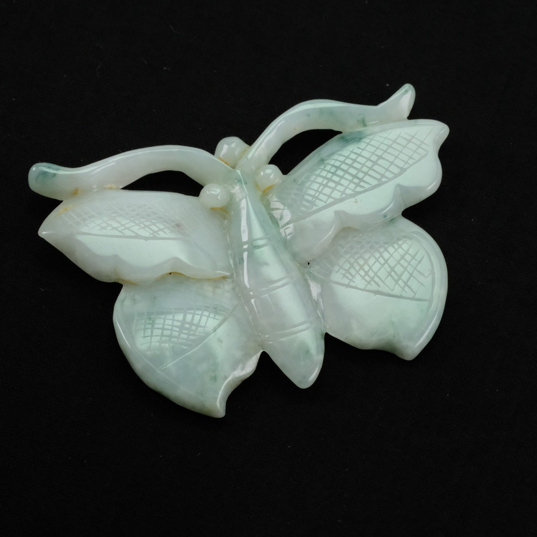 Large Butterfly Handmade Natural Jadeite Jade Display - Etsy