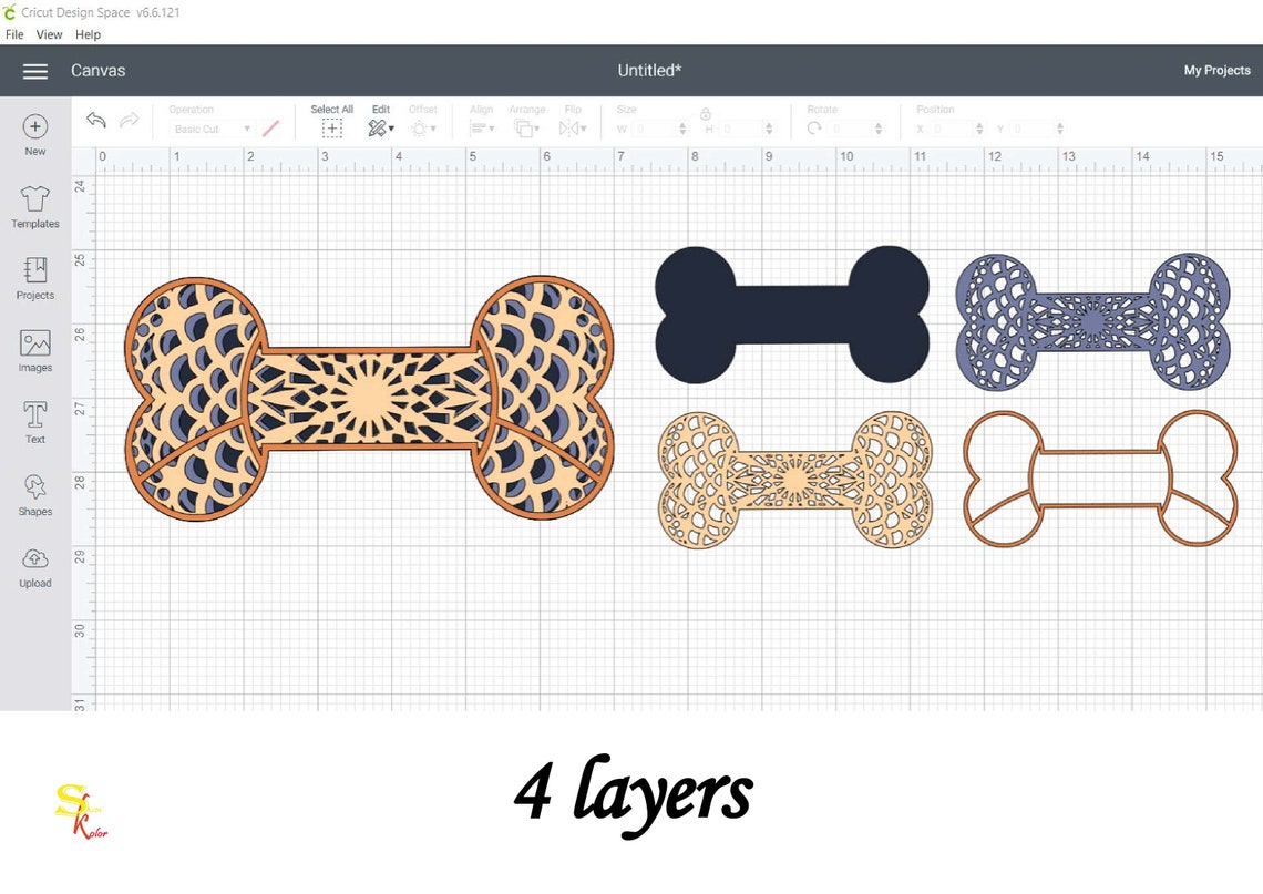 BONE digital download SVG Seperate layers Eps file | Etsy