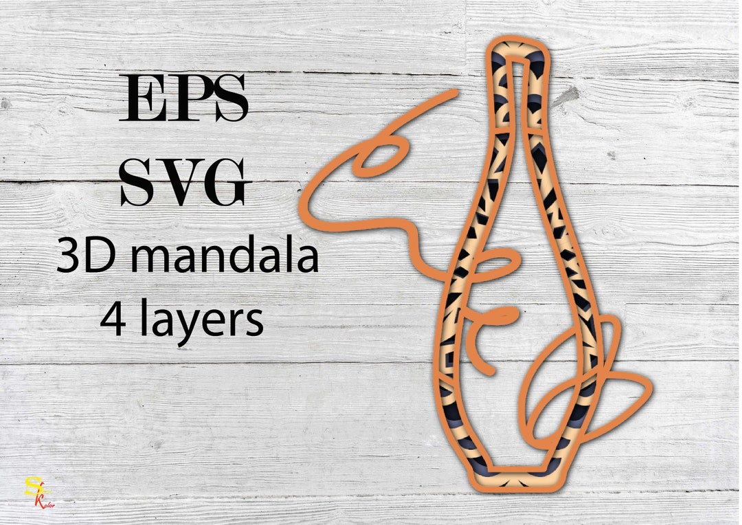 ABSTRACT ART 6 ,digital Download , SVG ( Seperate Layers ) + Eps File ...