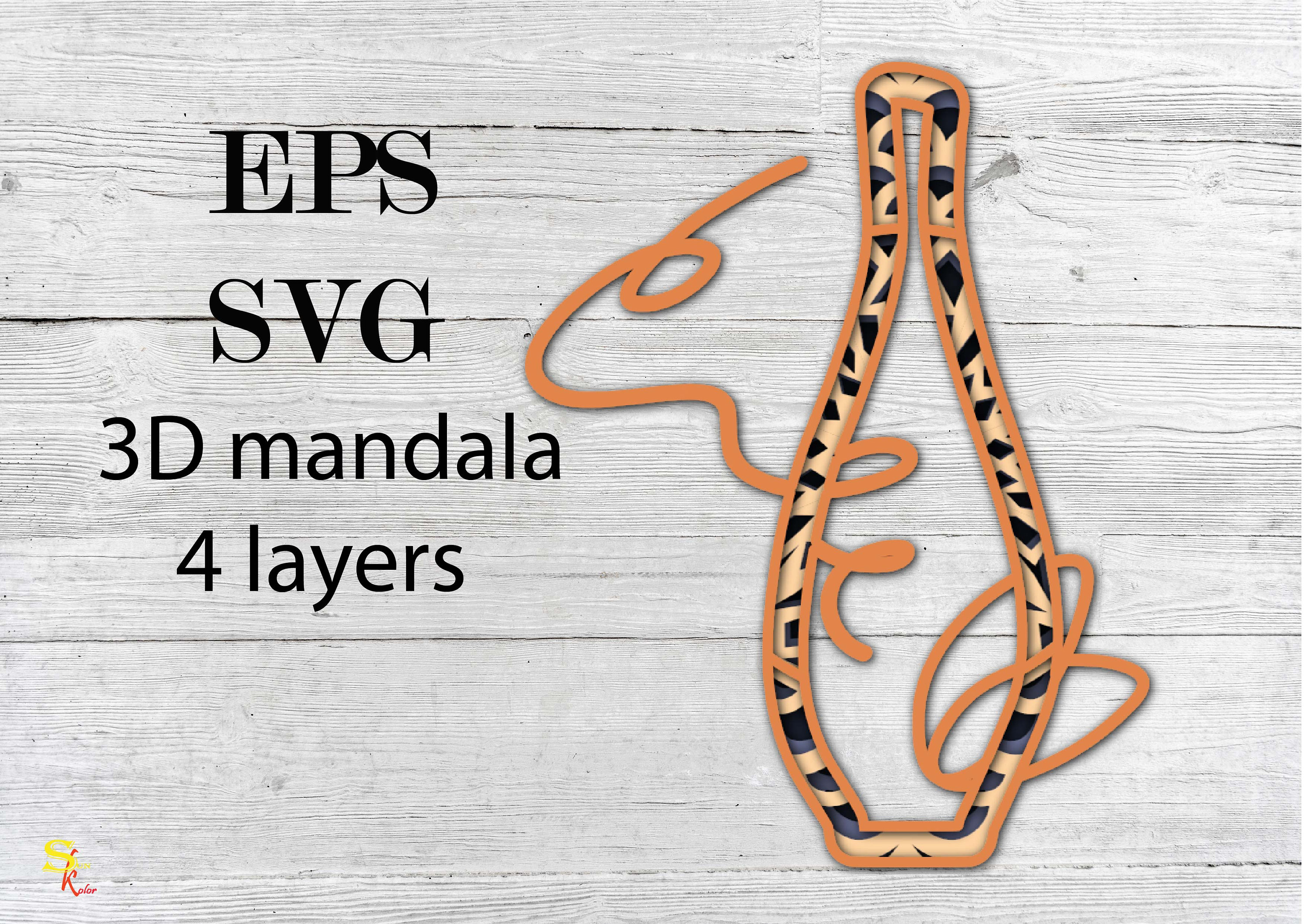 ABSTRACT ART 6 digital Download SVG Seperate Layers | Etsy