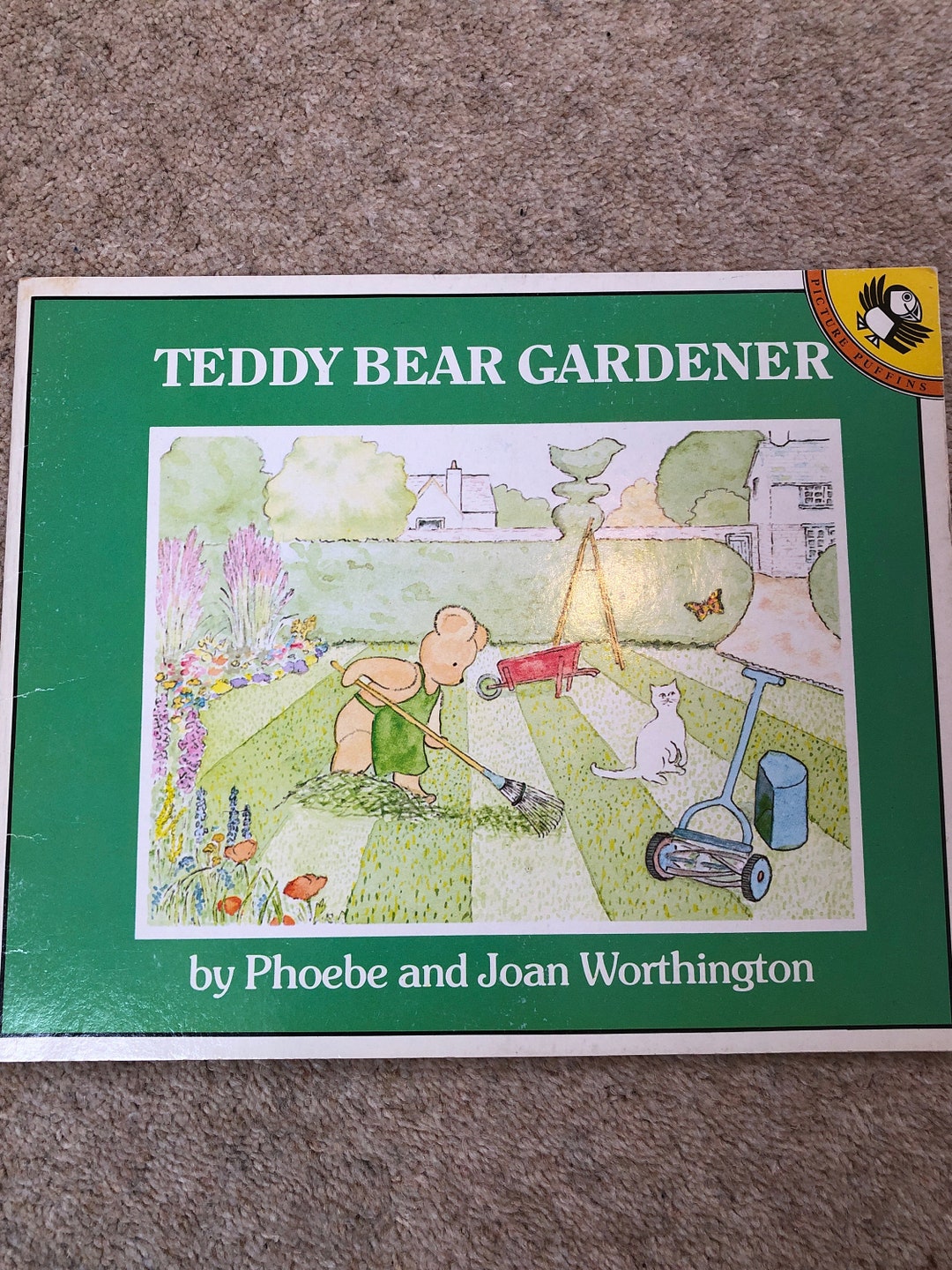 Teddy Bear Gardener Phoebe and Selby Worthington Childrens Book - Etsy