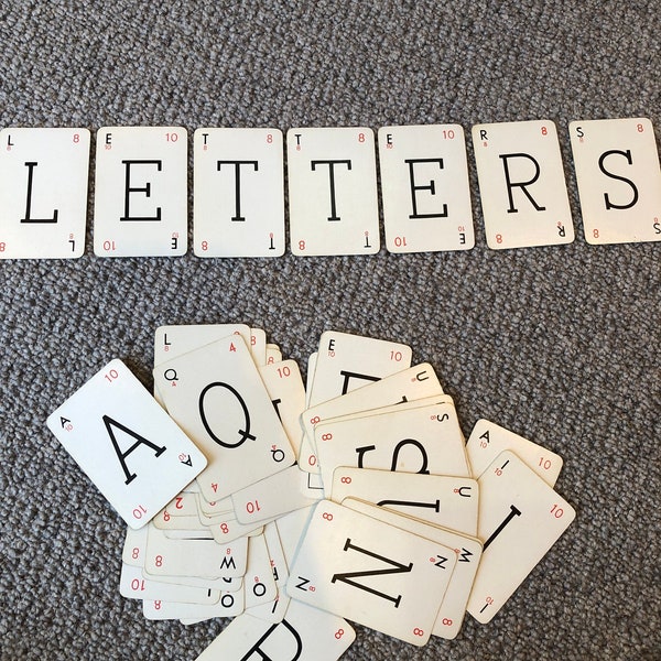 Alphabet Cards - Etsy UK