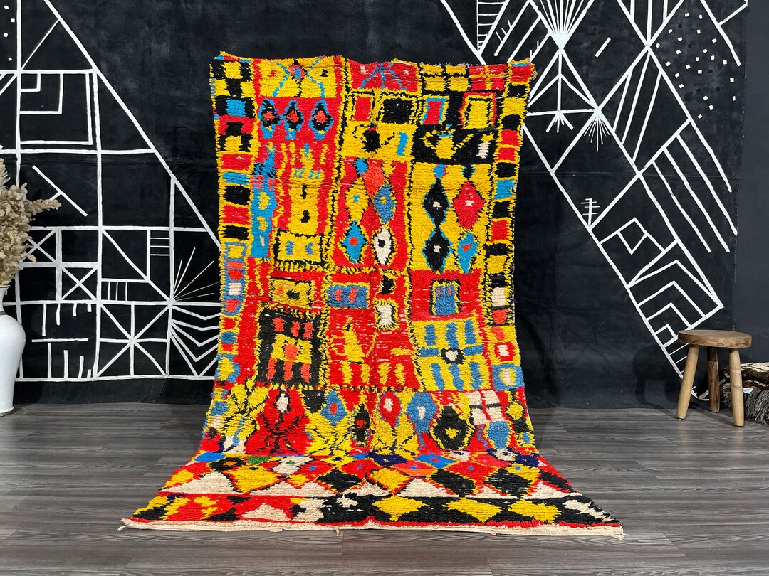 Gorgeous Art Rug Vintage Rare Rug Only One - Etsy