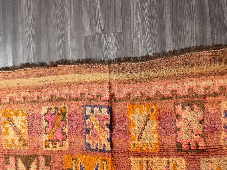 Earth Color Beni Rug moroccan Rug Vintage Rug Soft Wool - Etsy